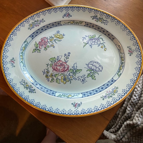 Vintage | Dining | Vintage Crown Devon Hand Engraved And Painted ...